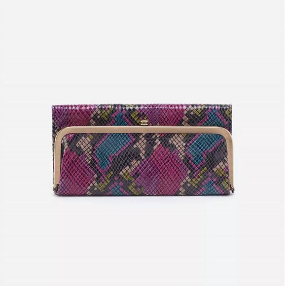 HOBO | Bags | New Hobo Rachel Continental Wallet In Snake | Poshmark